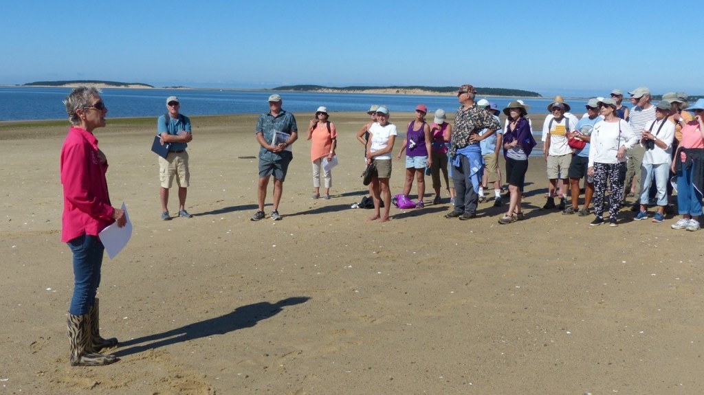 Shellfish Constable Nancy Civetta addresses the crowd – Wellfleet ...