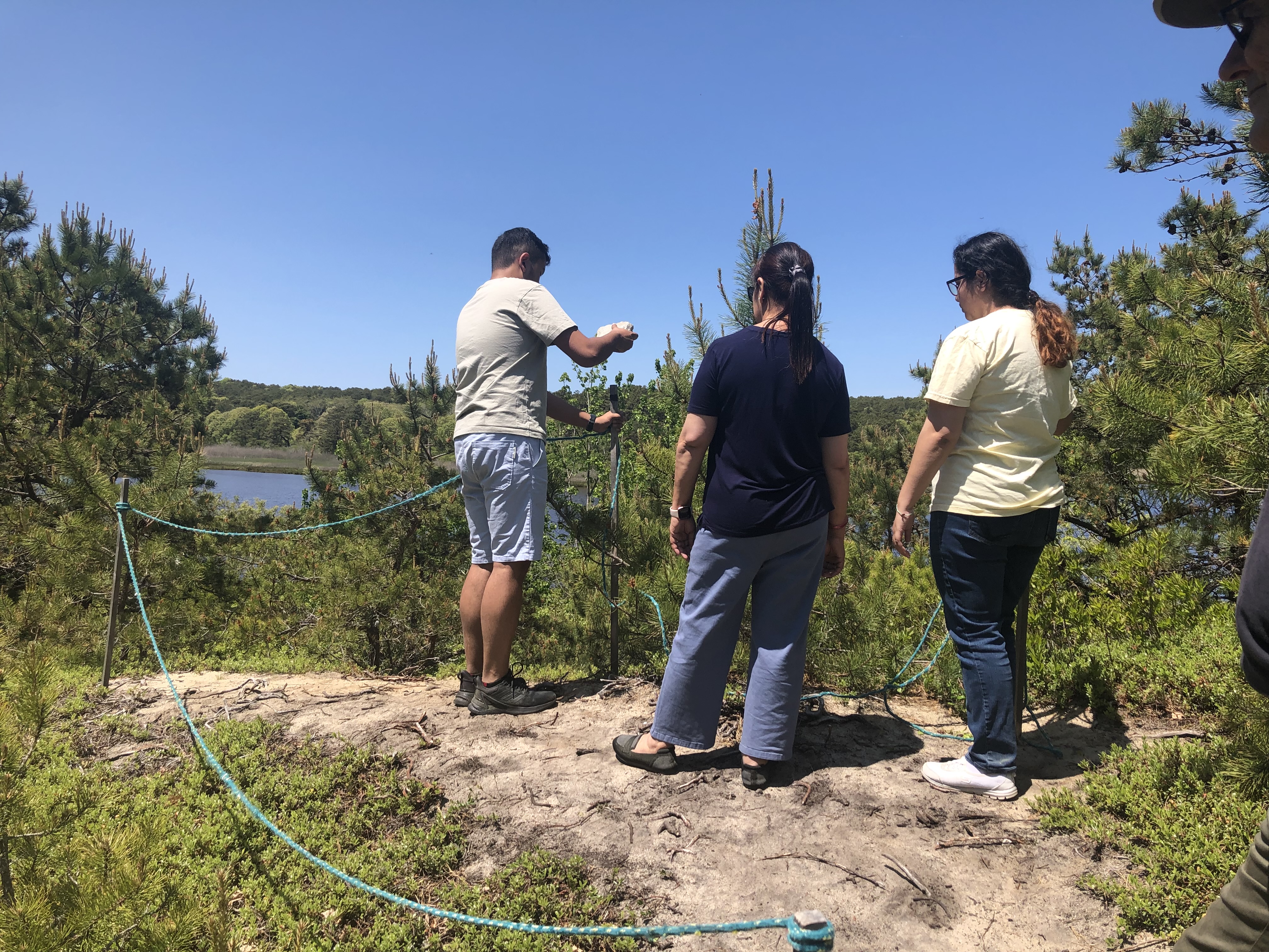 Maintaining trails – Wellfleet Conservation Trust